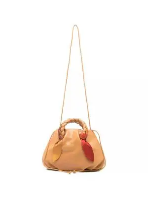 Hereu Bombon Foulard Braided-handle Tote Bag - Neutrals