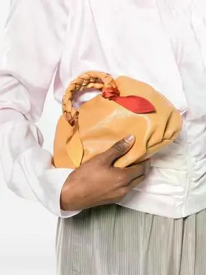 Hereu Bombon Foulard Braided-handle Tote Bag
