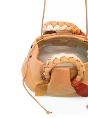 Hereu Bombon Foulard Braided-handle Tote Bag