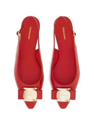 FERRAGAMO Bow Slingback Ballerinas