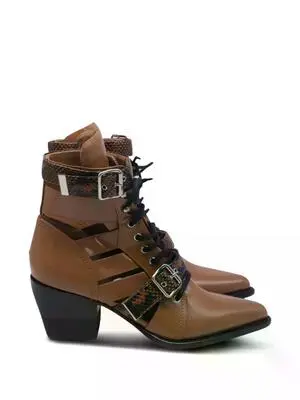 Chloé Rylee Multistrap Leather Boots