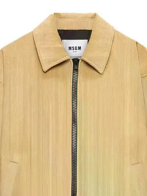 MSGM Zip-up Corduroy Shirt Jacket