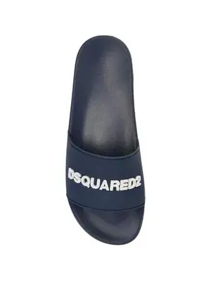Dsquared2 Logo Slides - Blue
