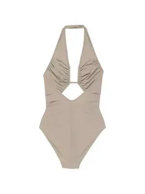 Rick Owens Open-back One-piece Swimsuit - Neutrals