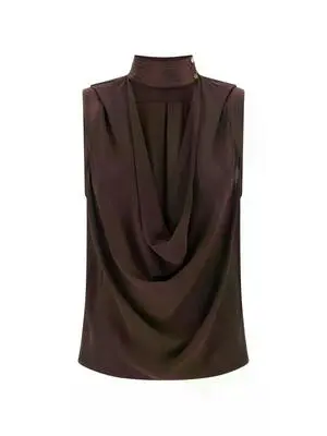 Elisabetta Franchi High Neck Blouses