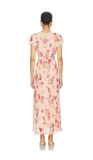 Rixo Clarice Dress - Rose
