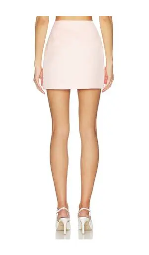 LOVERS AND FRIENDS Mini Skirt With Button Pockets - Rose
