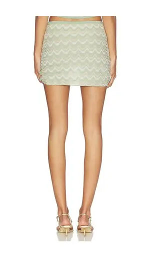 Devon Windsor Lane Mini Skirt - Sage