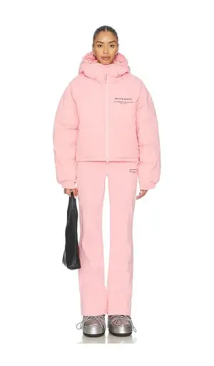 WHITESPACE Cropped Puffer Jacket With Drawstring Hood
