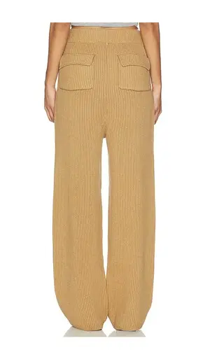 AYA MUSE Knit Trouser - Brown