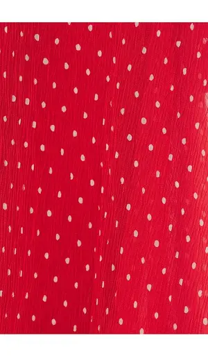 Lioness Halterneck Maxi Dress - Red