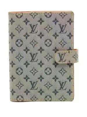 LOUIS VUITTON Lin Mini Canvas Agenda Cardholder - Neutrals