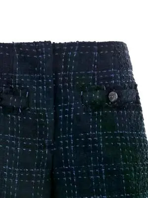 Veronica Beard Gershwin Check Shorts