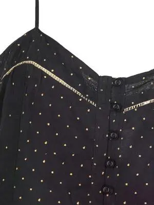Isabel Marant Vickie Polka-dot Romper
