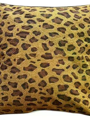 LES-OTTOMANS Leopard-pattern Cushion