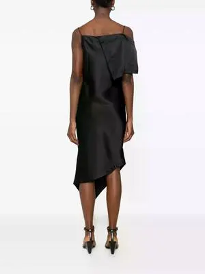 IRO PARIS Thiana Asymmetric Midi Dress - Black