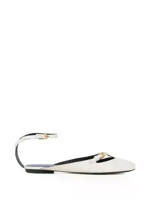 LANVIN Buckle-strap Flat Pumps