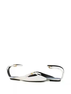 LANVIN Buckle-strap Flat Pumps