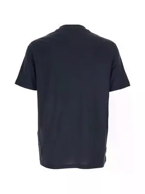 Emporio Armani Logo-embroidered T-shirt - Blue