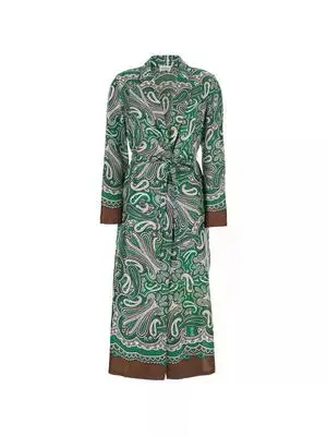 P.a.r.o.s.h Paisley-pattern Midi Dress