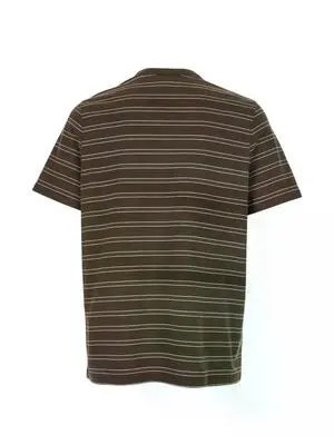 A.p.c. Striped-pattern T-shirt - Brown
