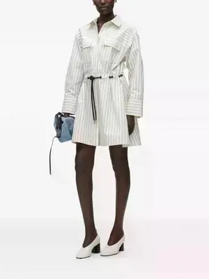 3.1 Phillip Lim Striped Mini Dress - Neutrals