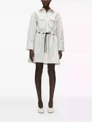 3.1 Phillip Lim Striped Mini Dress - Neutrals