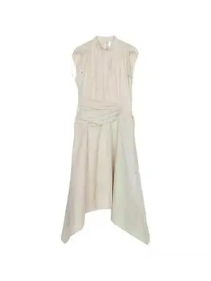3.1 Phillip Lim Asymmetric-hem Midi Dress - Neutrals