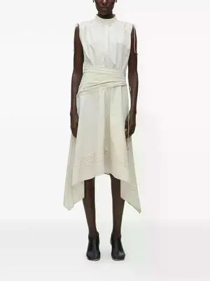 3.1 Phillip Lim Asymmetric-hem Midi Dress - Neutrals