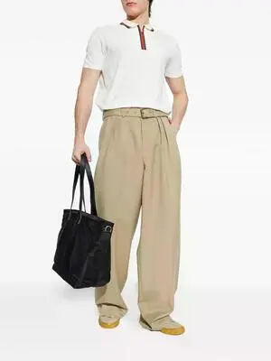 Paul Smith Striped Polo Shirt - White
