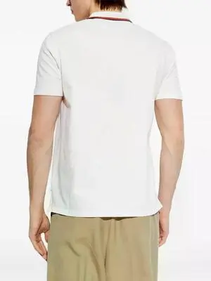 Paul Smith Striped Polo Shirt - White