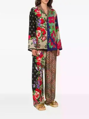 Moschino Multi-pattern Palazzo Pants