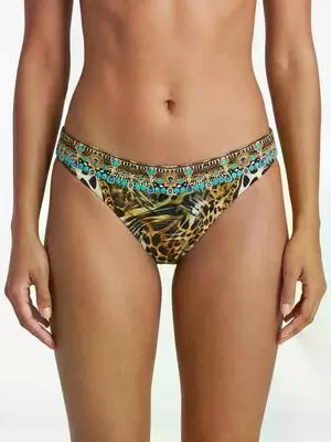 Camilla Crystal-embellished Bikini Bottom