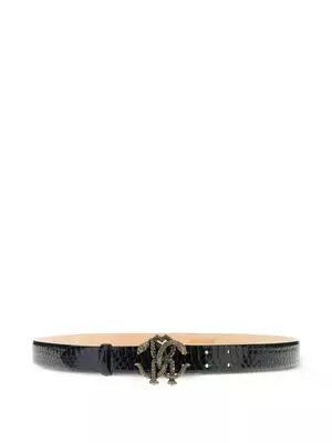 Roberto Cavalli Logo Belt - Black