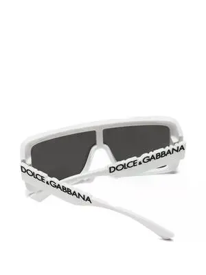 Dolce & Gabbana Logo Rectangle-frame Sunglasses