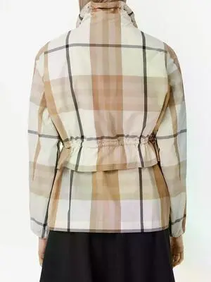 Burberry Check-print Drawstring Jacket