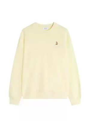 Maison Kitsuné Embroidered Sweatshirt - Yellow