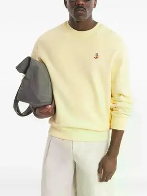 Maison Kitsuné Embroidered Sweatshirt - Yellow