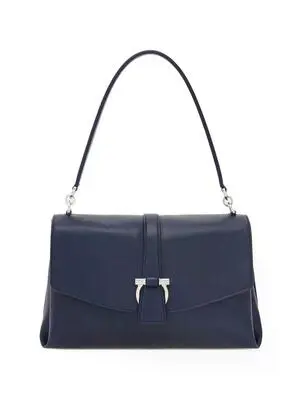FERRAGAMO Front-flap Shoulder Bag - Blue