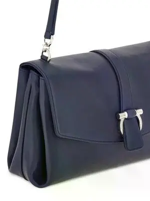 FERRAGAMO Front-flap Shoulder Bag - Blue