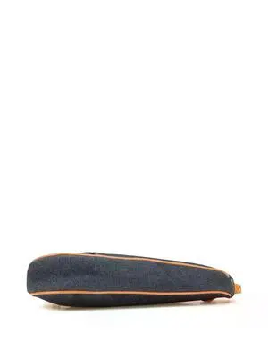 Dior 2001 Mini Denim Saddle Pochette - Blue