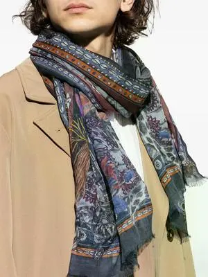 Etro Graphic-pattern Scarves
