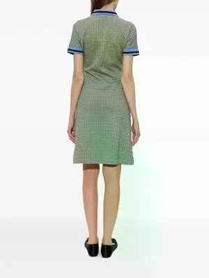 Marni Check Polo-collar Mini Dress