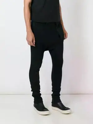 THOM KROM Ribbed Drop-crotch Trousers