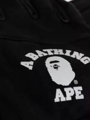 A BATHING APE Logo-print Gloves