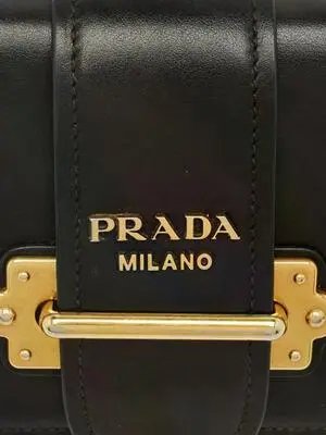 Prada Cahier Leather Belt Bag