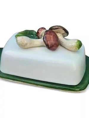 LES-OTTOMANS Mushroom Ceramic Butter Dish