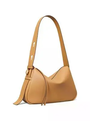 Tory Burch Medium Romy Zip Leather Shoulder Bag - Neutrals