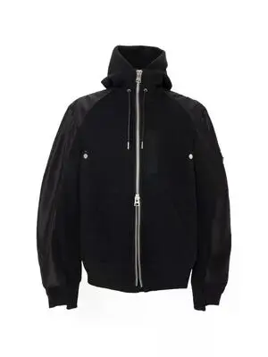 Sacai Paneled Sweatshirts Hoodies For Men