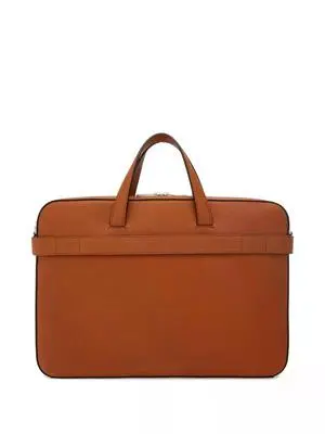 FERRAGAMO Gancini Buckles Briefcase - Brown